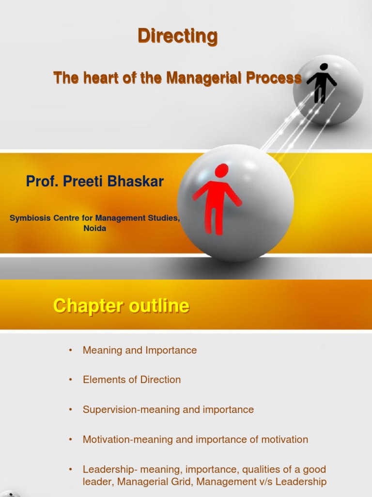 UNIT 6 Directing | PDF | Leadership | Motivation