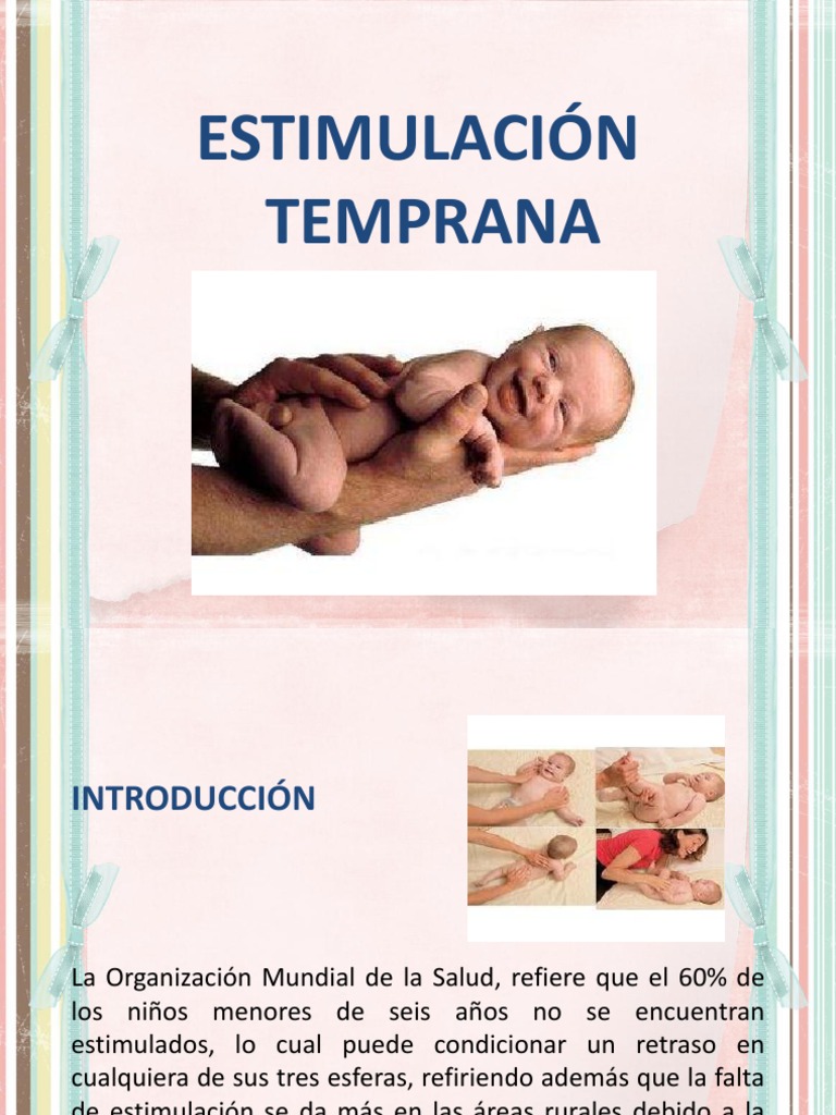 Clase #7 Estimulacion Temprana | PDF | Aprendizaje | Conceptos psicologicos