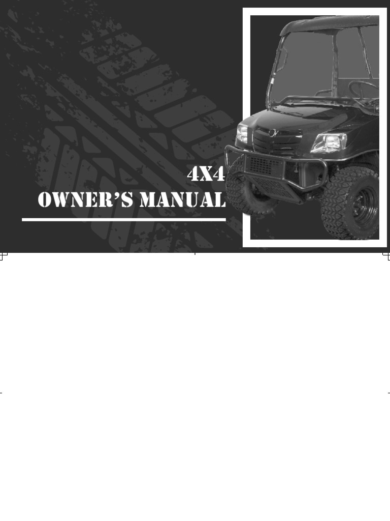 1600xd Owners Manual | PDF | Vehicles | Off Roading