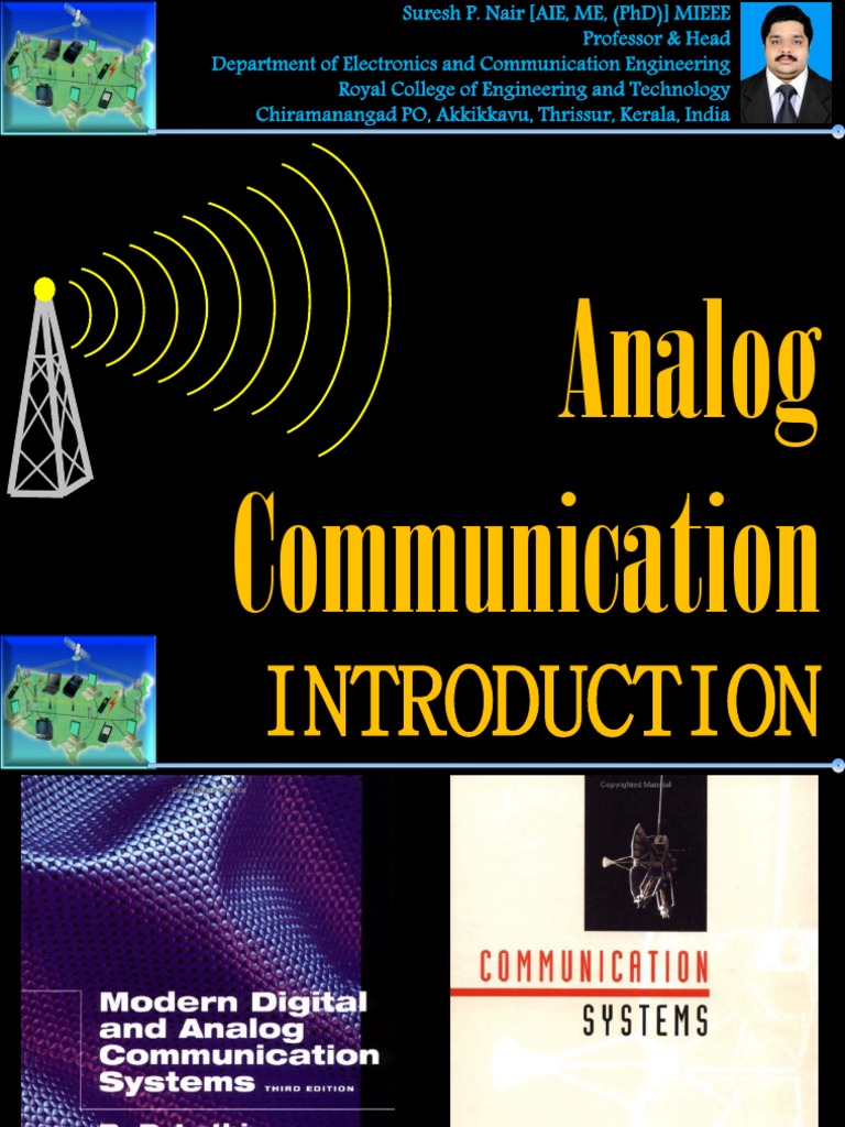 Analog Communication Pdf Telecommunication Communications System