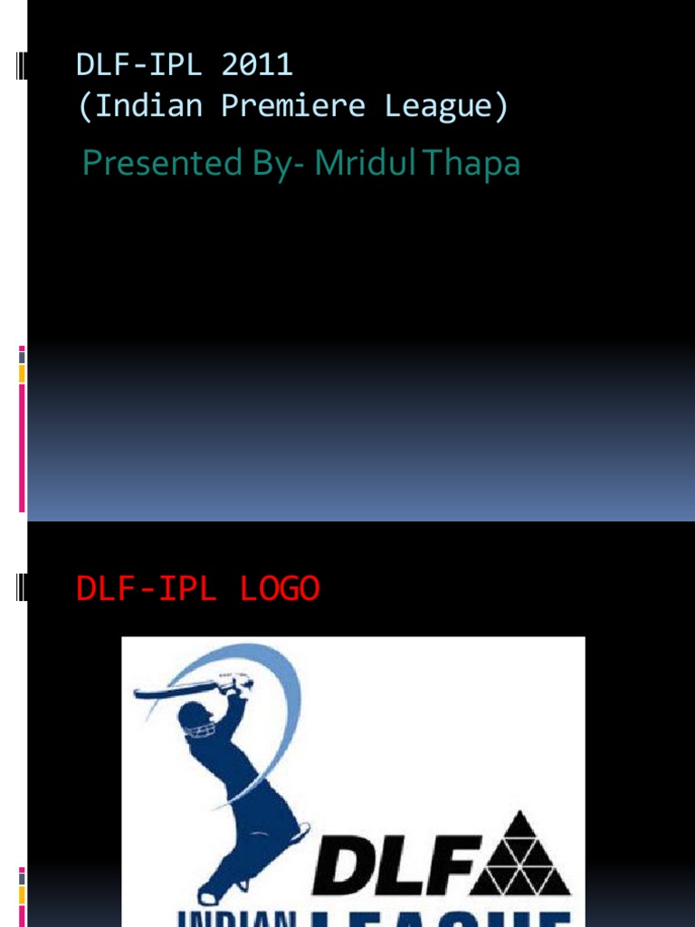 DLF-IPL 2011 Team Overview and Details | PDF
