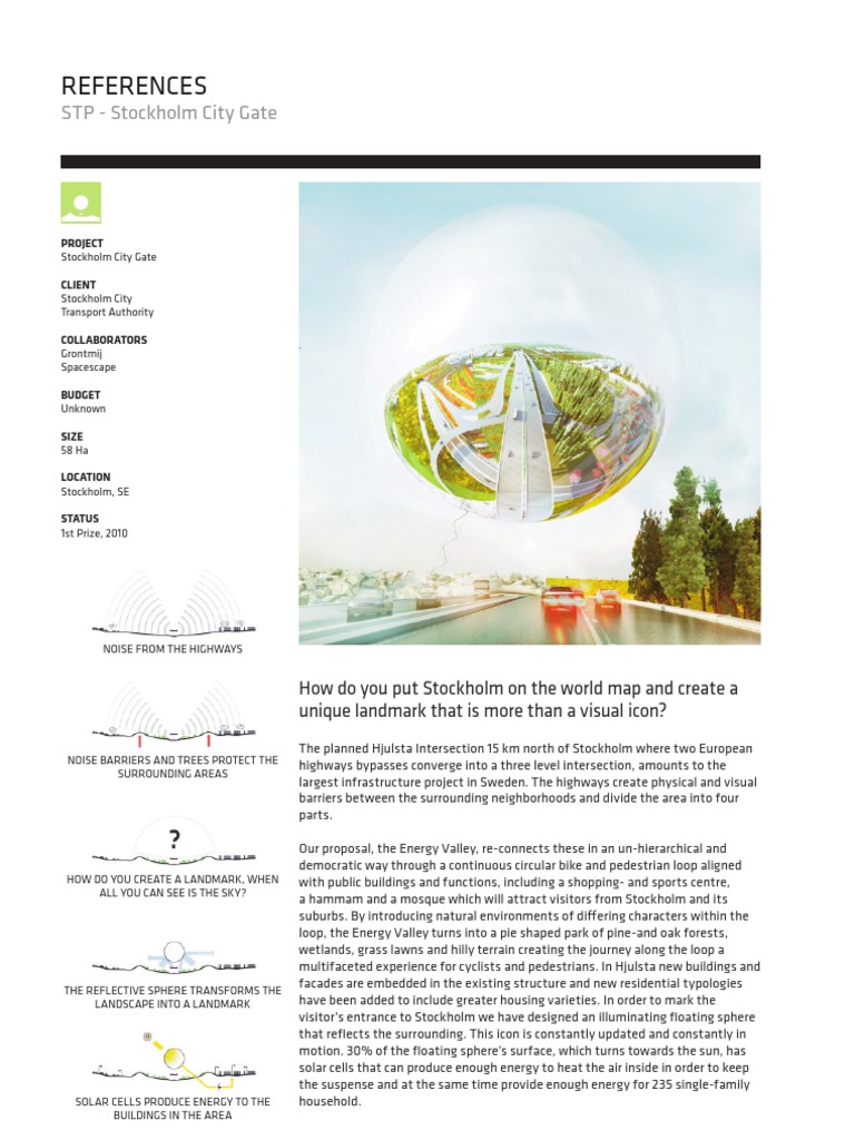 Project Sheet STP Original | PDF | Stockholm | Road Transport