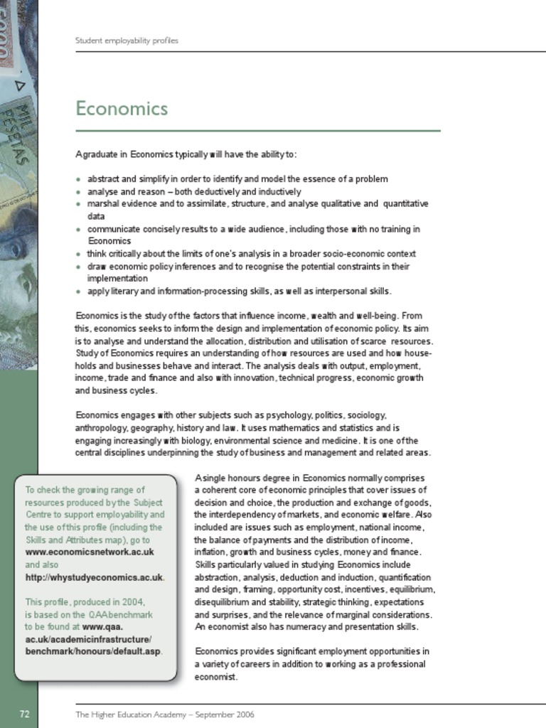 Economics Skills | PDF | Economics | Economies