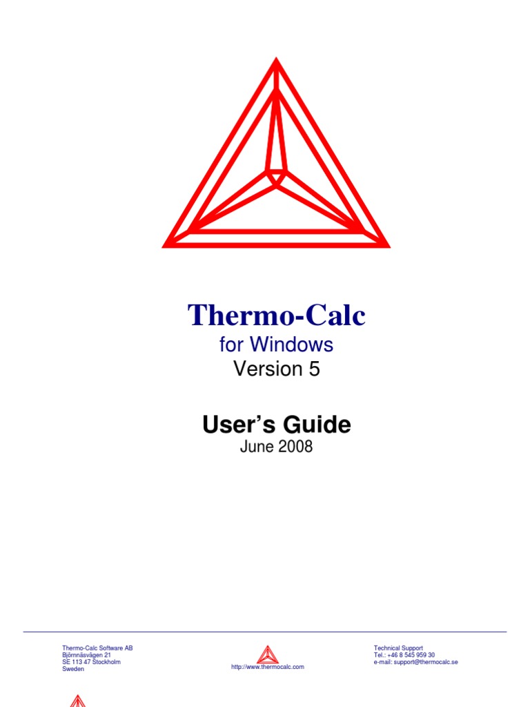 Guia Thermocalc | PDF | Business