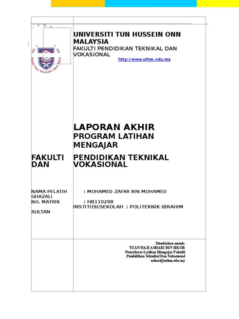 LAPORAN AKHIR LM | PDF
