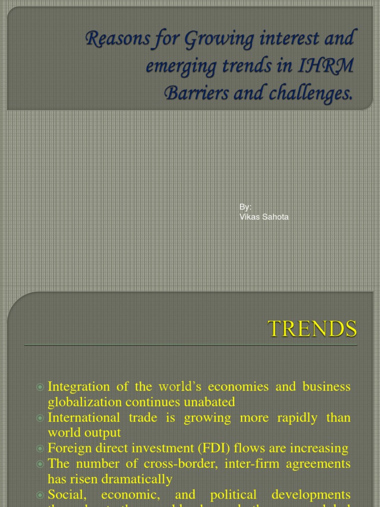 Global HRM Challenges and Strategies | PDF | Human Resource Management ...
