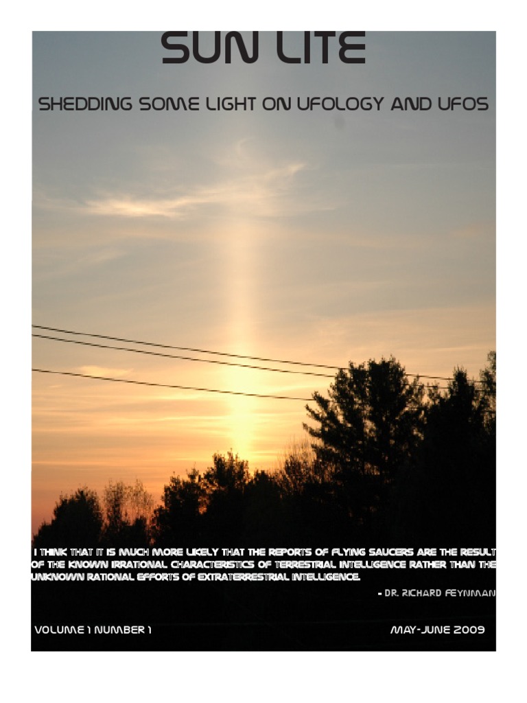 SUNlite | PDF | Unidentified Flying Object | Ufology