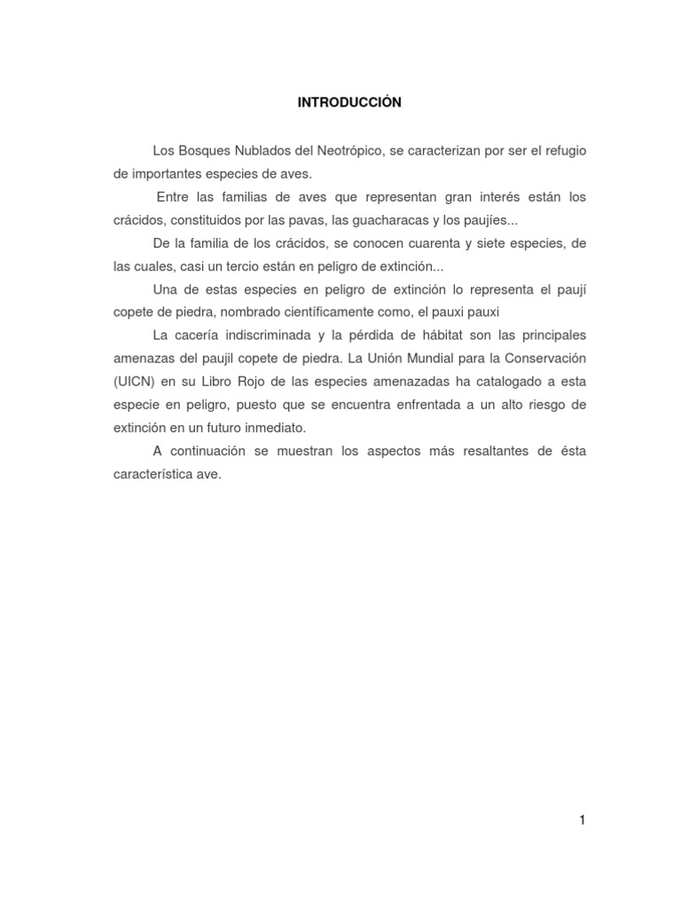 PAUJI | PDF | Extinción | Aves