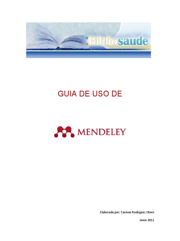 Guia de Uso de Mendeley | PDF