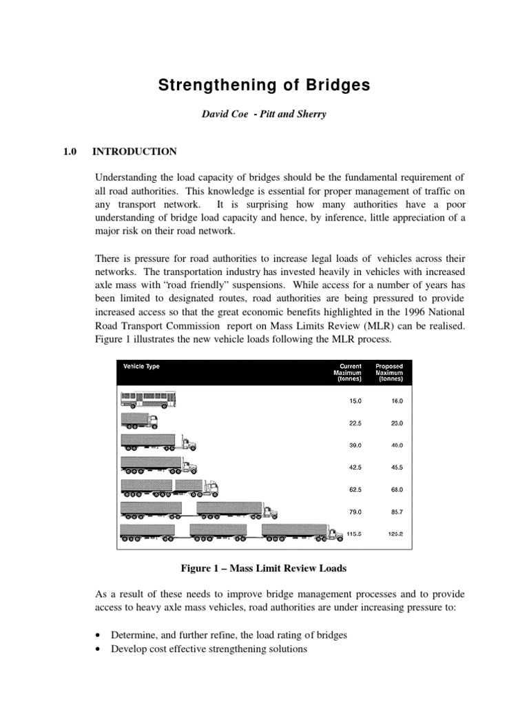 Bridge Strengthening Paper | PDF | Reinforced Concrete | Beam (Structure)