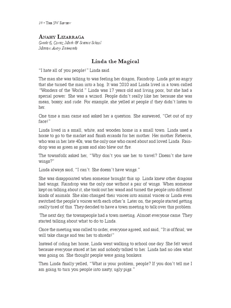 Linda the Magical: A Wizard's Tale | PDF