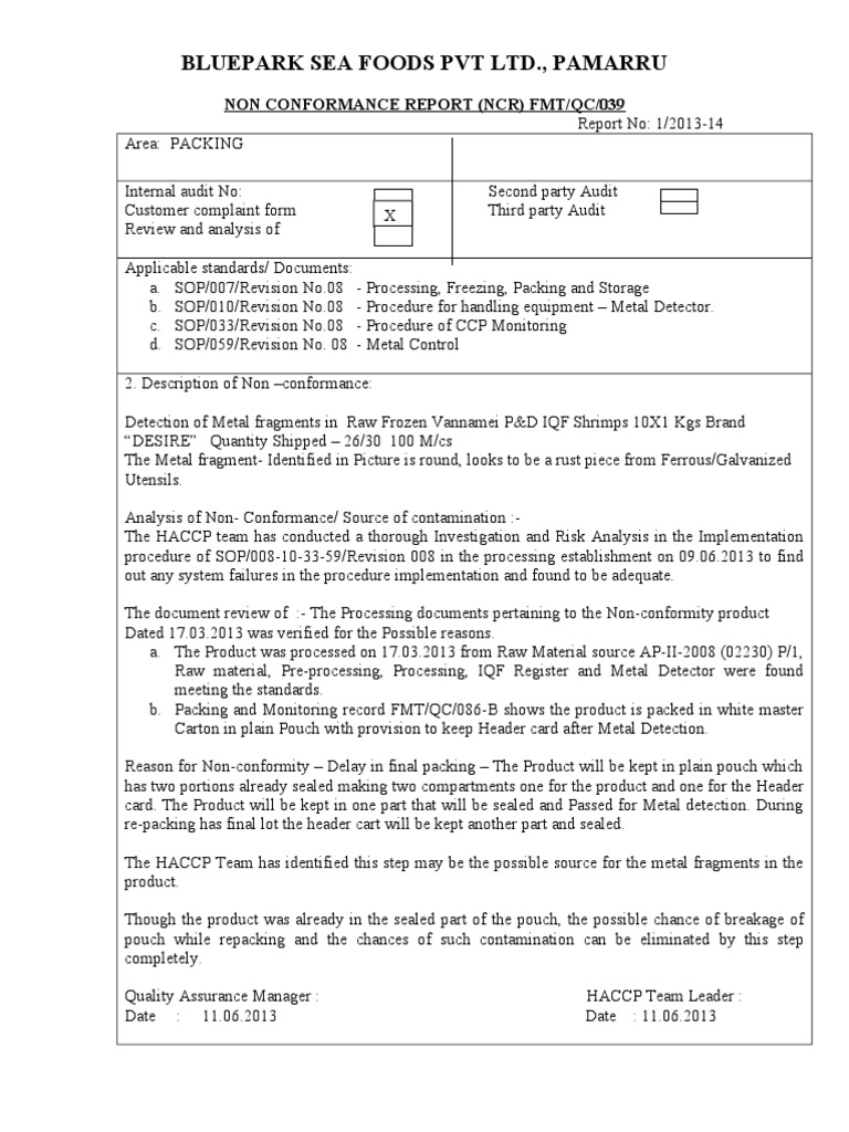 NCR | PDF | Business | Foods
