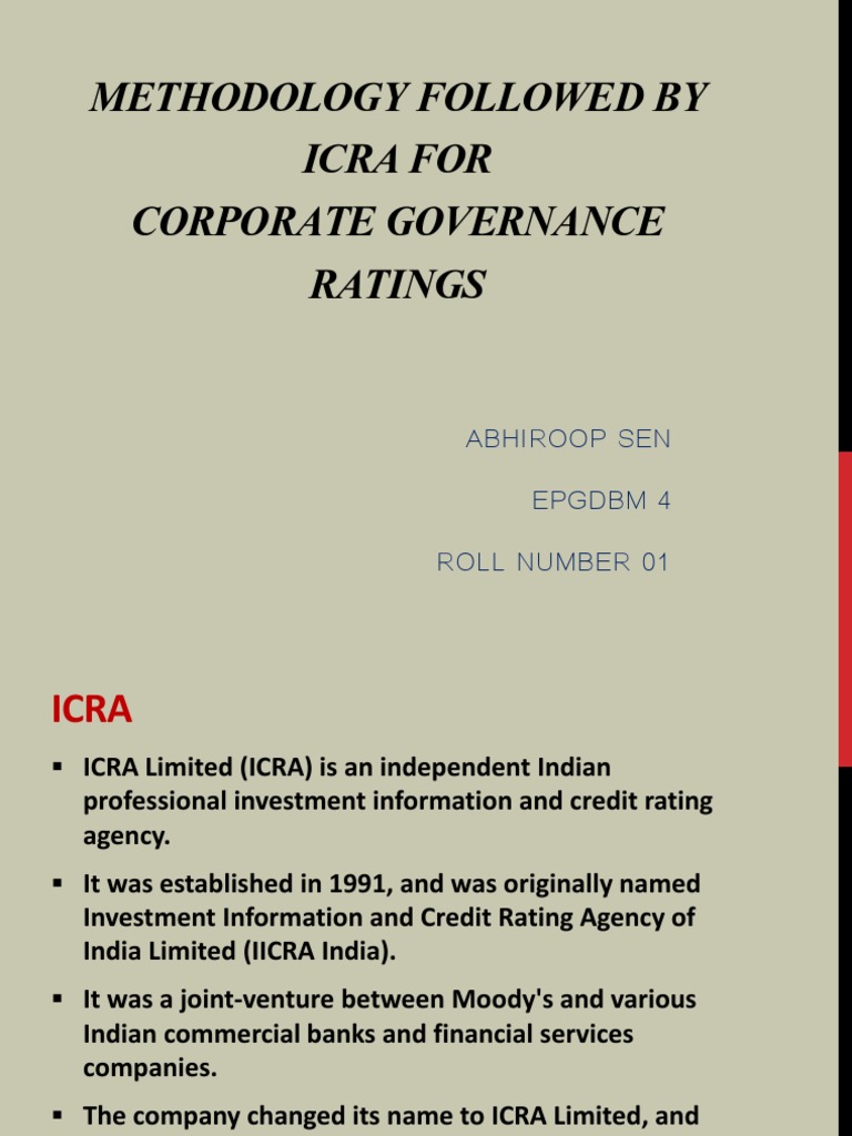 ICRA | PDF | Internal Audit | Corporate Governance