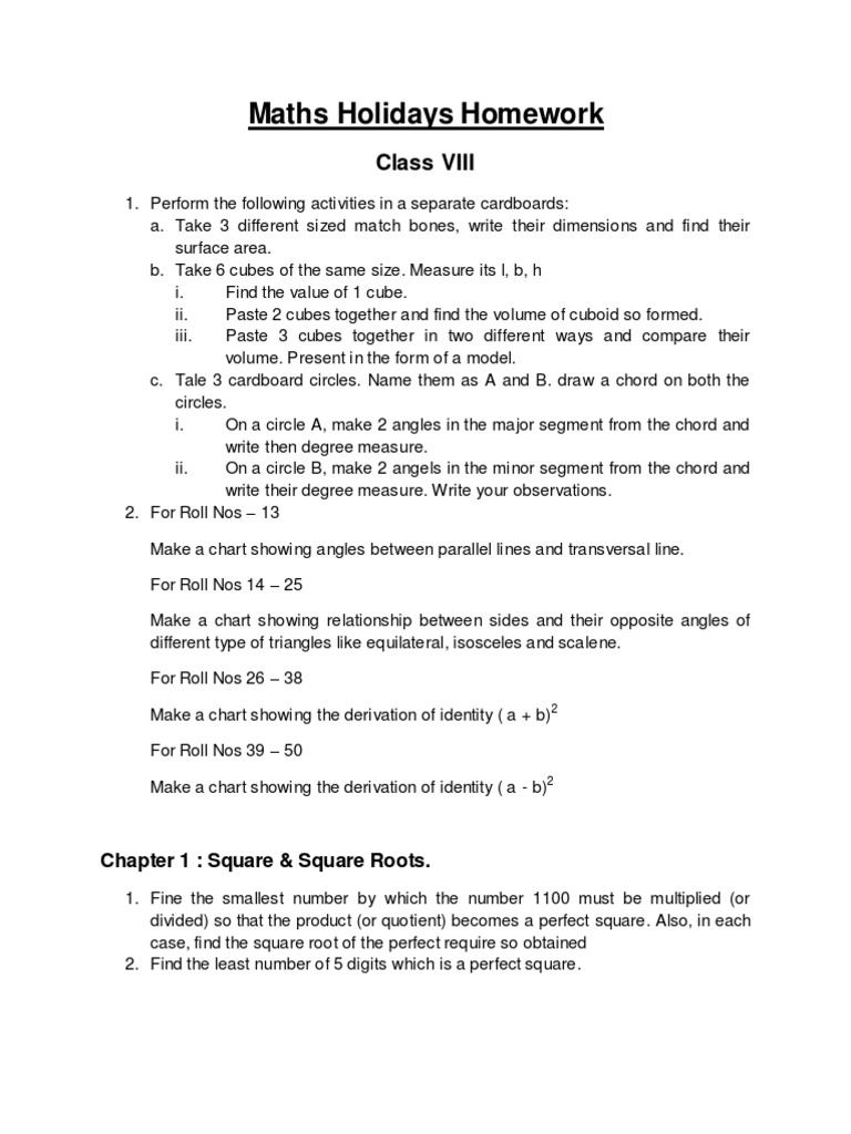 Mathematics Class Viii Pdf Numbers Elementary Mathematics