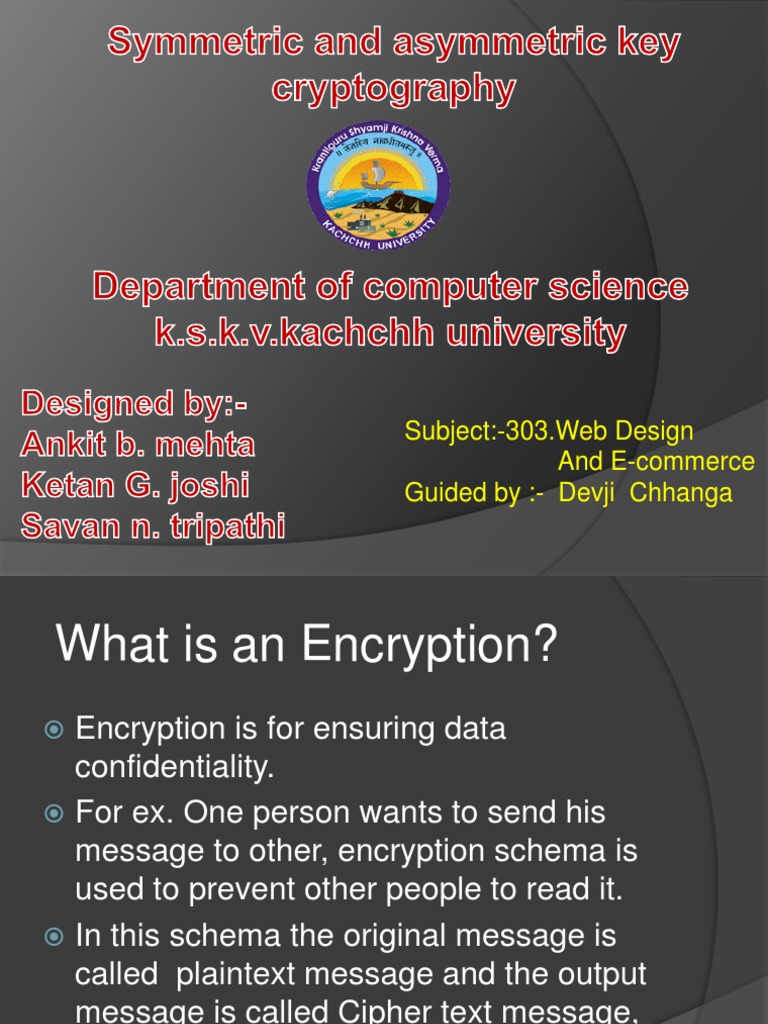 Symentric & Asymentric | PDF | Public Key Cryptography | Key (Cryptography)