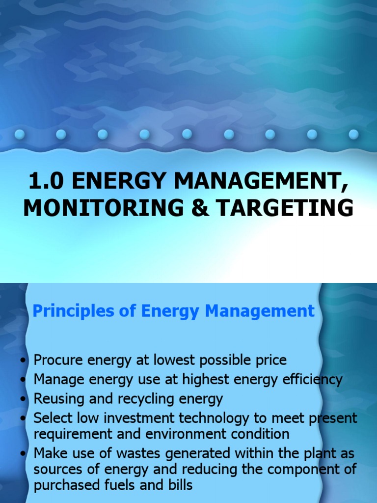 Energy Management Monitoring Strategies | PDF | Energy Management ...
