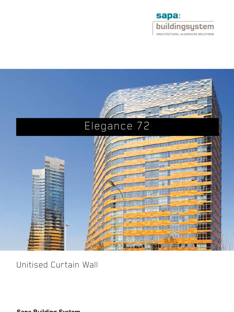 Elegance 72 - Unitised Curtain Wall - Sapa Building System | Download ...