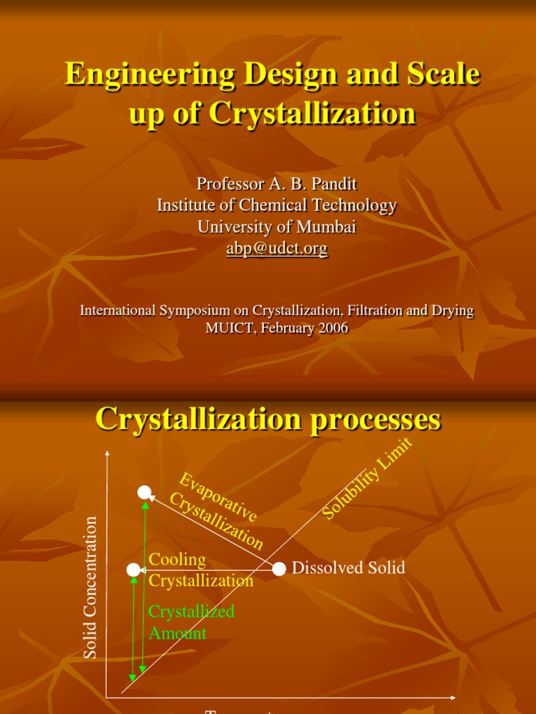 Crystallization Scaleup | PDF | Crystallization | Solution