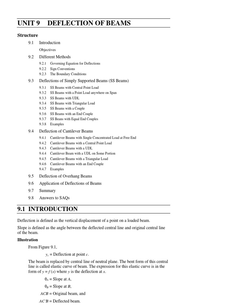 Double Integration Method | PDF | Beam (Structure) | Triangle