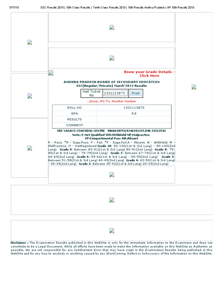 Chanti XTH Results | PDF