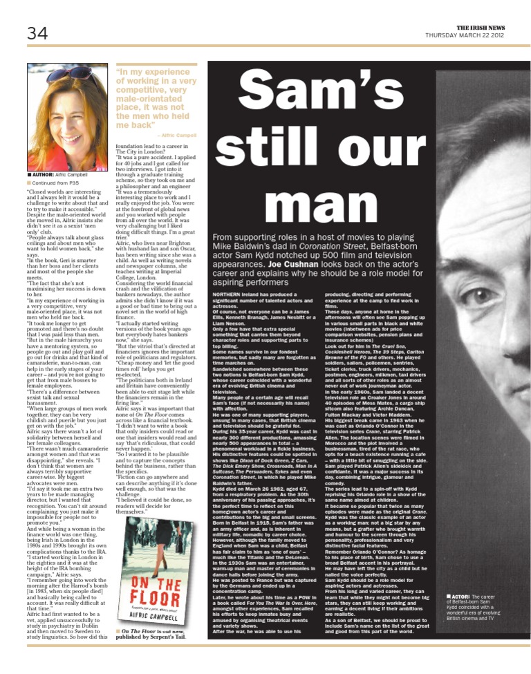 Sam Kydd | PDF | Actor | Sexism