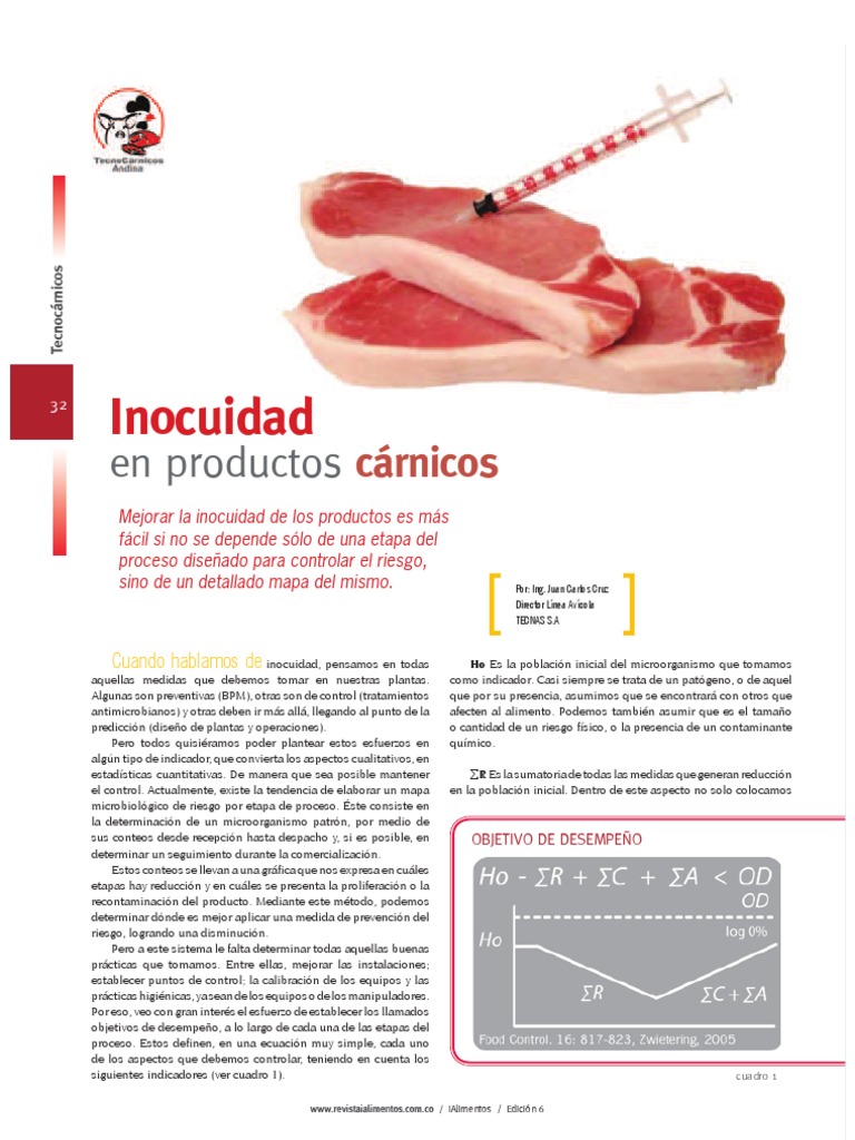 Inocuidad en Productos Carnicos | PDF | Antibióticos | Alimentos