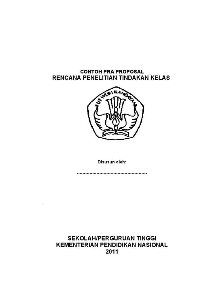 PTK Contoh Pra Proposal | PDF