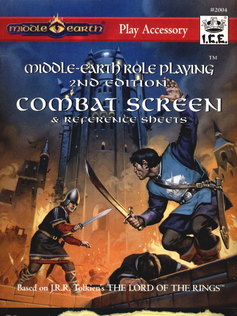 MERP Combat Screen 2nd Edition | PDF