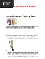 Esquema de Cores para Montar Cabo de Rede RJ45 | PDF | Eletrônicos ...
