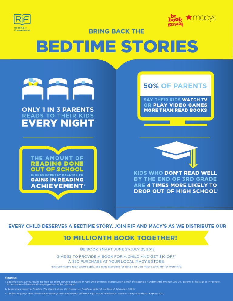 Bedtime Stories Infographic | PDF