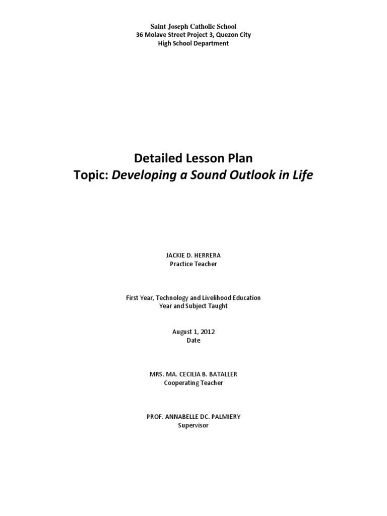 Detailed Lesson Plan For Demo-Powerpoint | PDF | Lesson Plan | Prayer