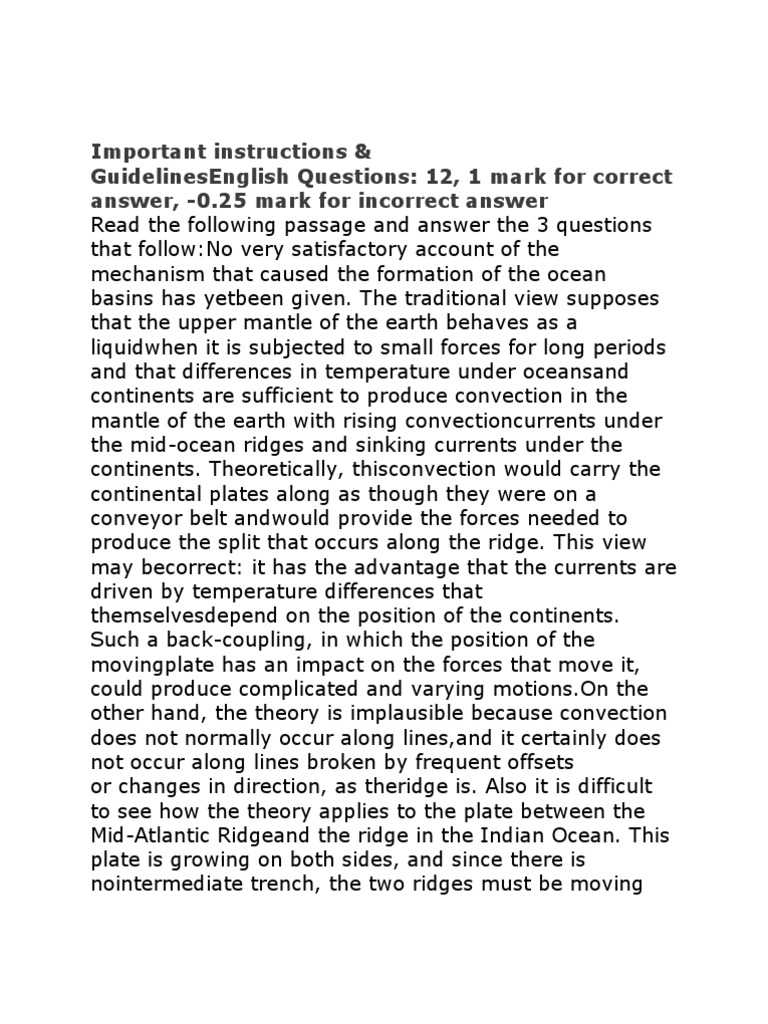 Trident 3 | PDF | Plate Tectonics | Mantle (Geology)