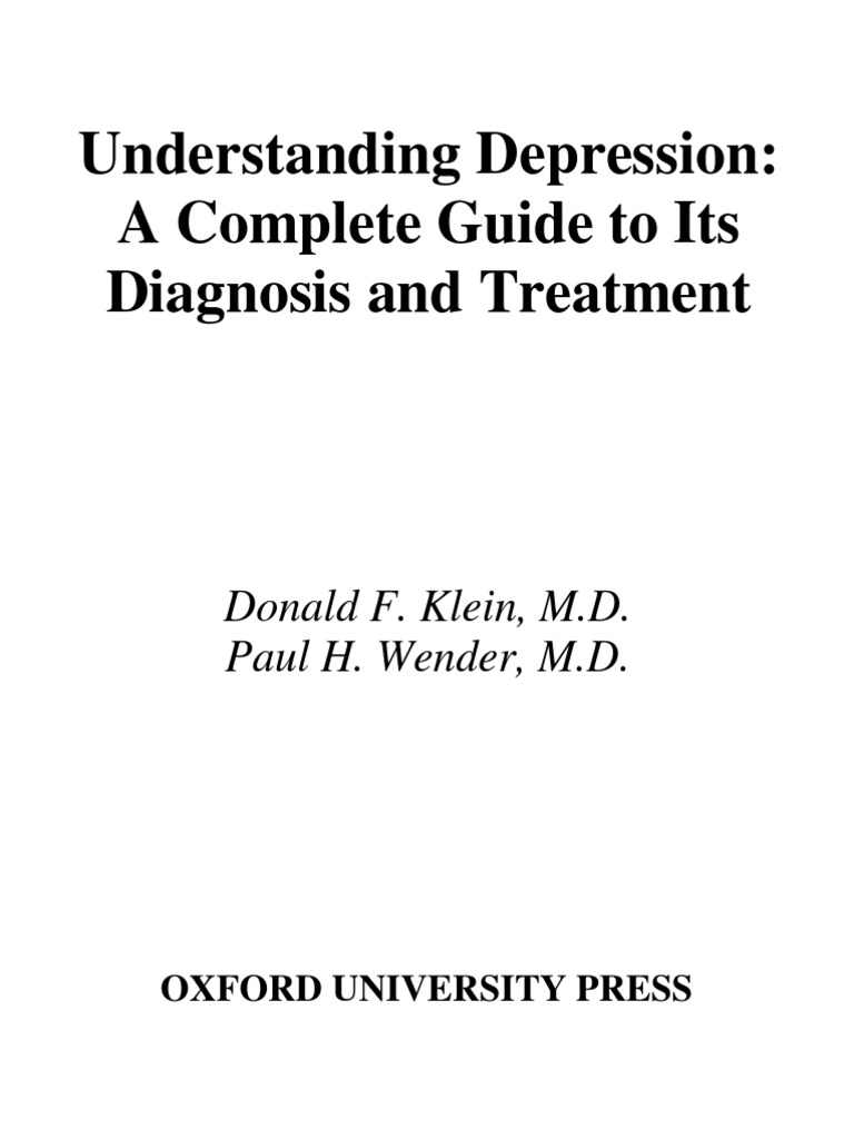 Understanding Depression | PDF | Major Depressive Disorder | Bipolar Disorder