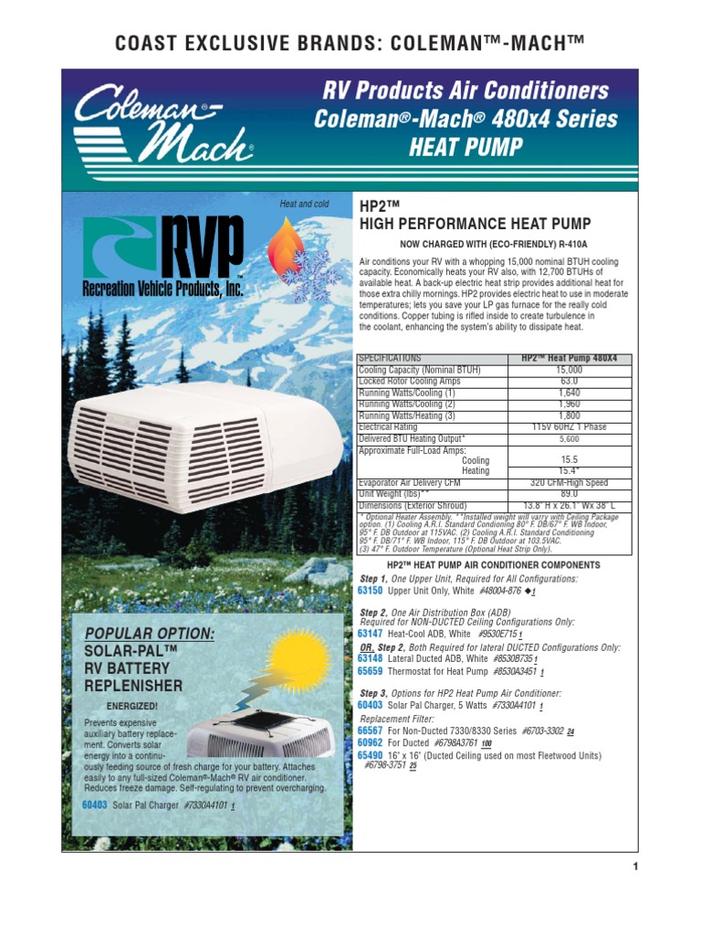 Coleman Product Page | PDF | Air Conditioning | Hvac