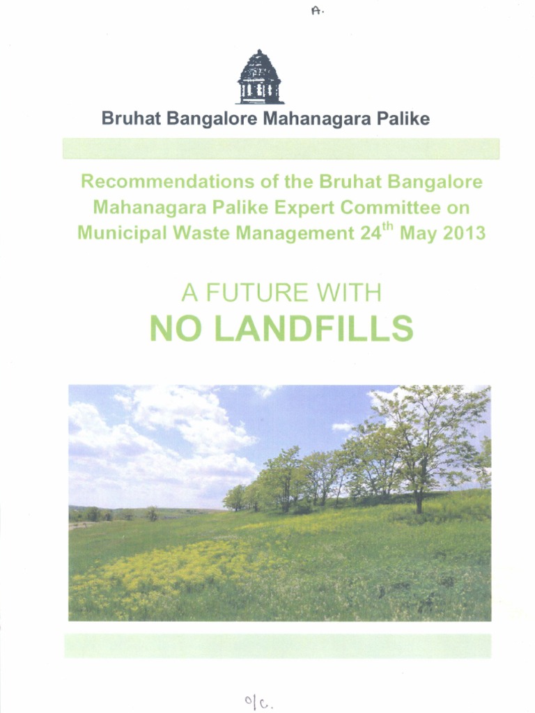 Future With No Landfill | PDF | Waste Management | Municipal Solid Waste