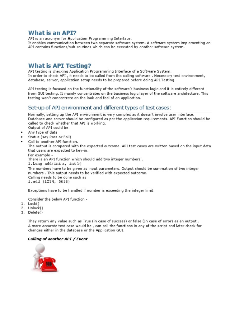 What Is An API?: Set-Up of API Environment and Different Types of Test ...