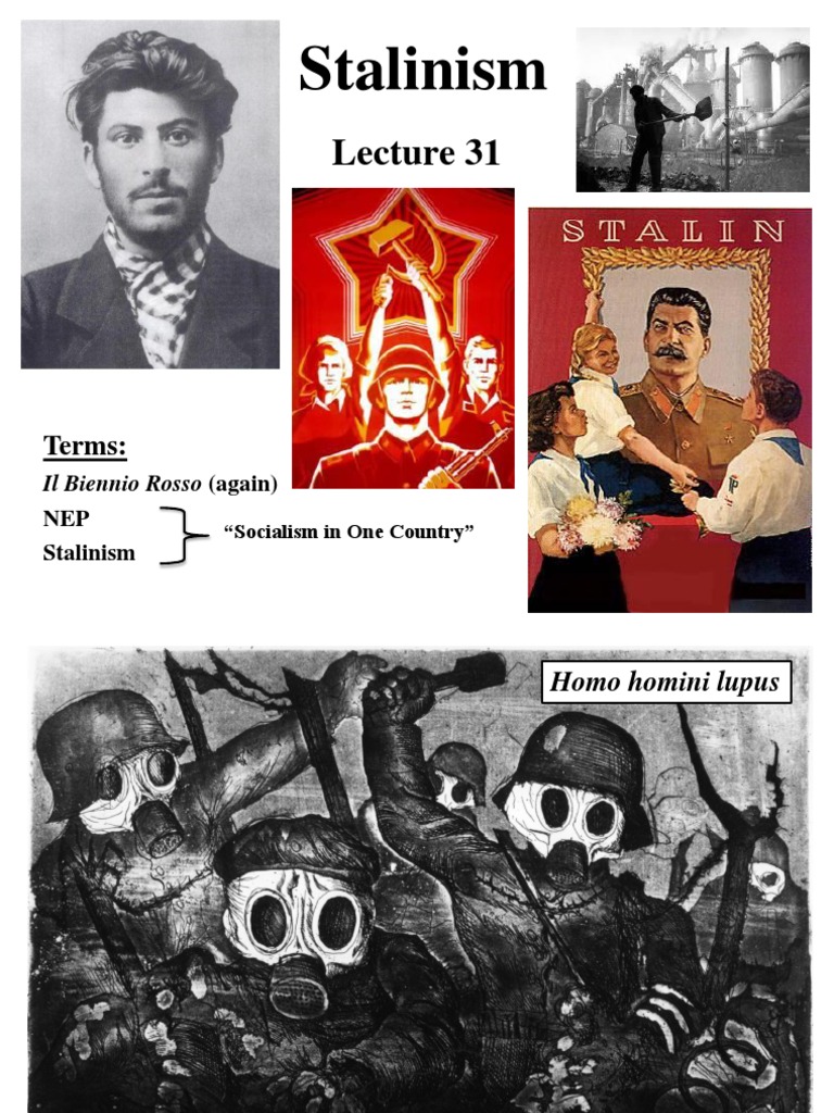History 101 Lecture 31 | PDF | Joseph Stalin | Soviet Union