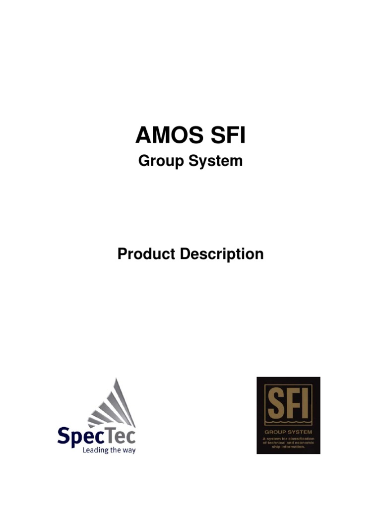 SFI Product Description PDF | PDF | Specification (Technical Standard ...