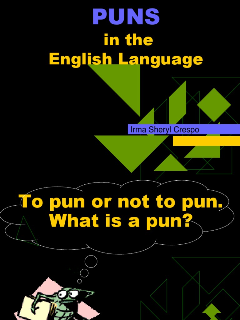 Puns In English | English Language | Symbols