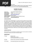 NSTP 2 Course Syllabus Overview | PDF | Community | Evaluation