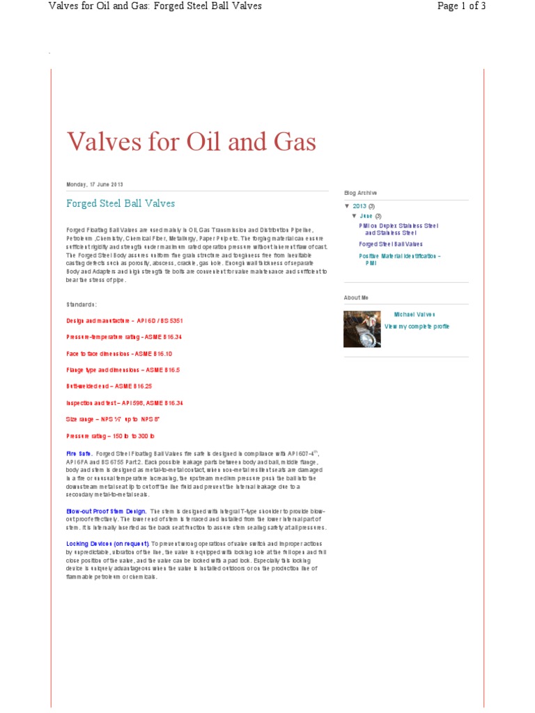 Forged Steel Ball Valves | PDF | Valve | Industries