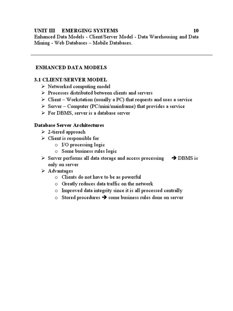 Dbms Unit 3 | PDF | Semantic Web | Databases