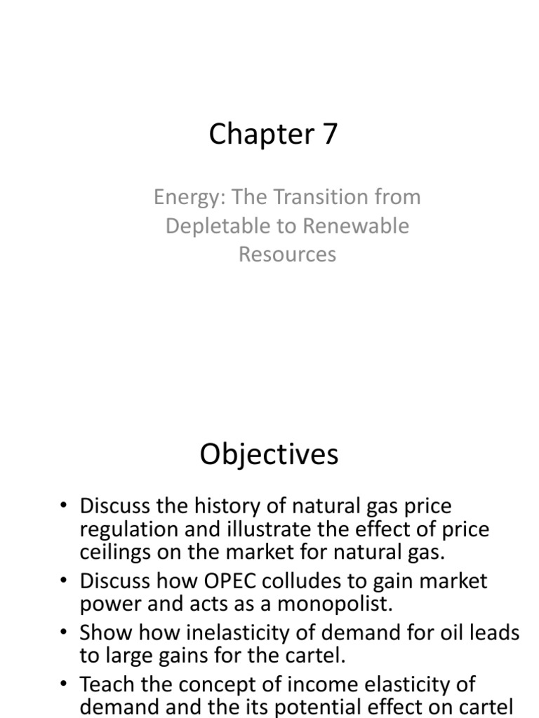 Energy: The Transition From Depletable To Renewable Resources | PDF ...