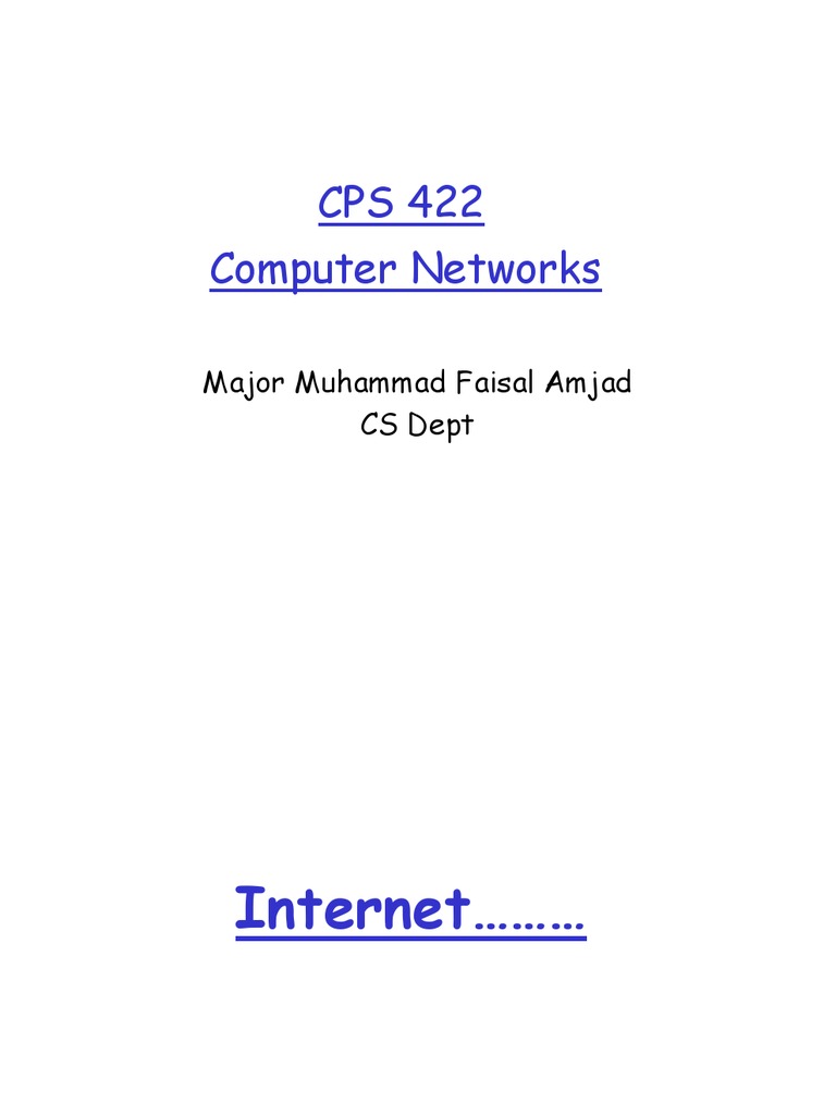 Computer Network No.1 (Introduction) From APCOMS | PDF | Network Topology | Computer Network