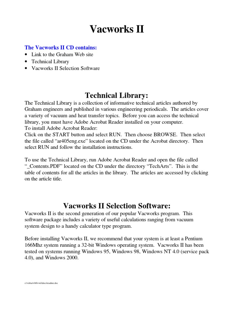 Readme | PDF | Installation (Computer Programs) | Library (Computing)