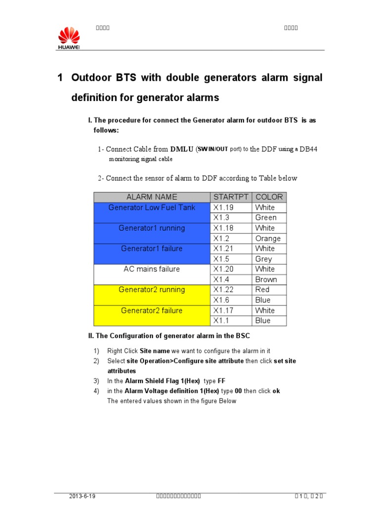 1 1 Generator Alarm Configuration | PDF | Computers | Technology ...