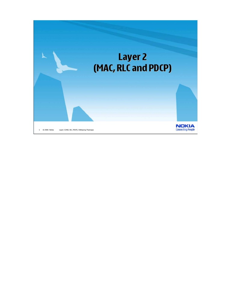 10 - Layer 2 (Mac, RLC, PDCP) | PDF | Internet Protocol Suite ...