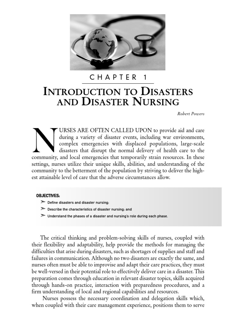 Disaster Nursing | PDF