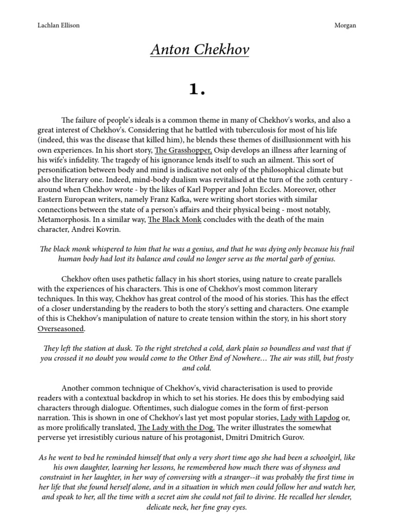 Anton Chekhov Short Stories | Anton Chekhov | Short Stories | Free 30 ...