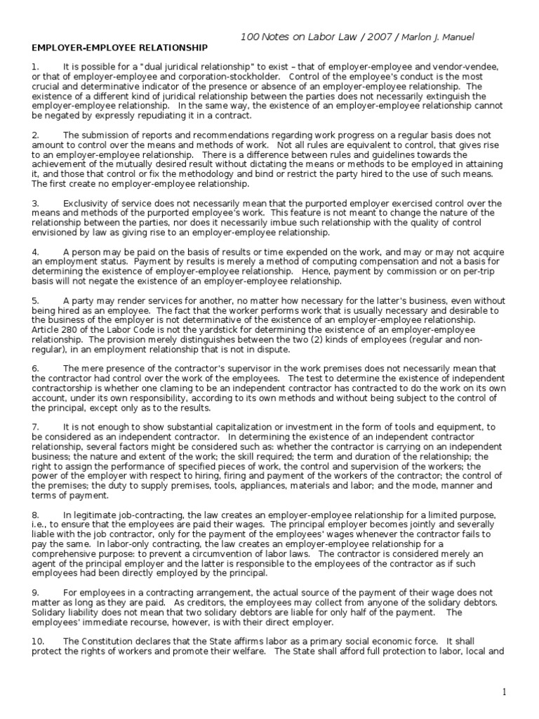 100 Manuel Labor Notes | PDF | Independent Contractor | Strike Action